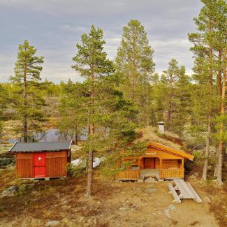 Hytte i Gravåsen, Rendalen. Utgangspunkt for jakt-, fiske- og ...